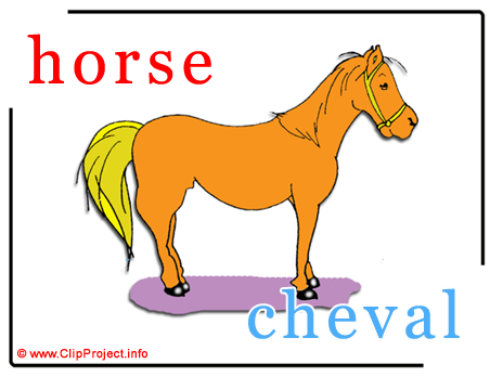 Horse - cheval abc image dictionnaire anglais francais - Abc dessin ...