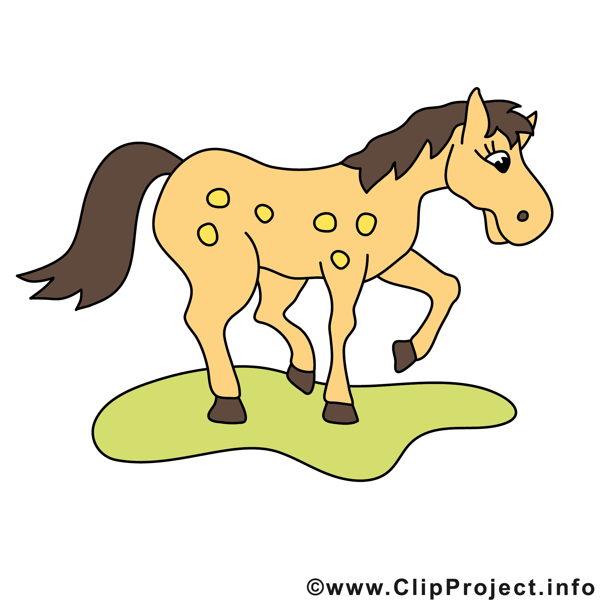 Clip art cheval image gratuite à télécharger - Chevaux dessin, picture ...