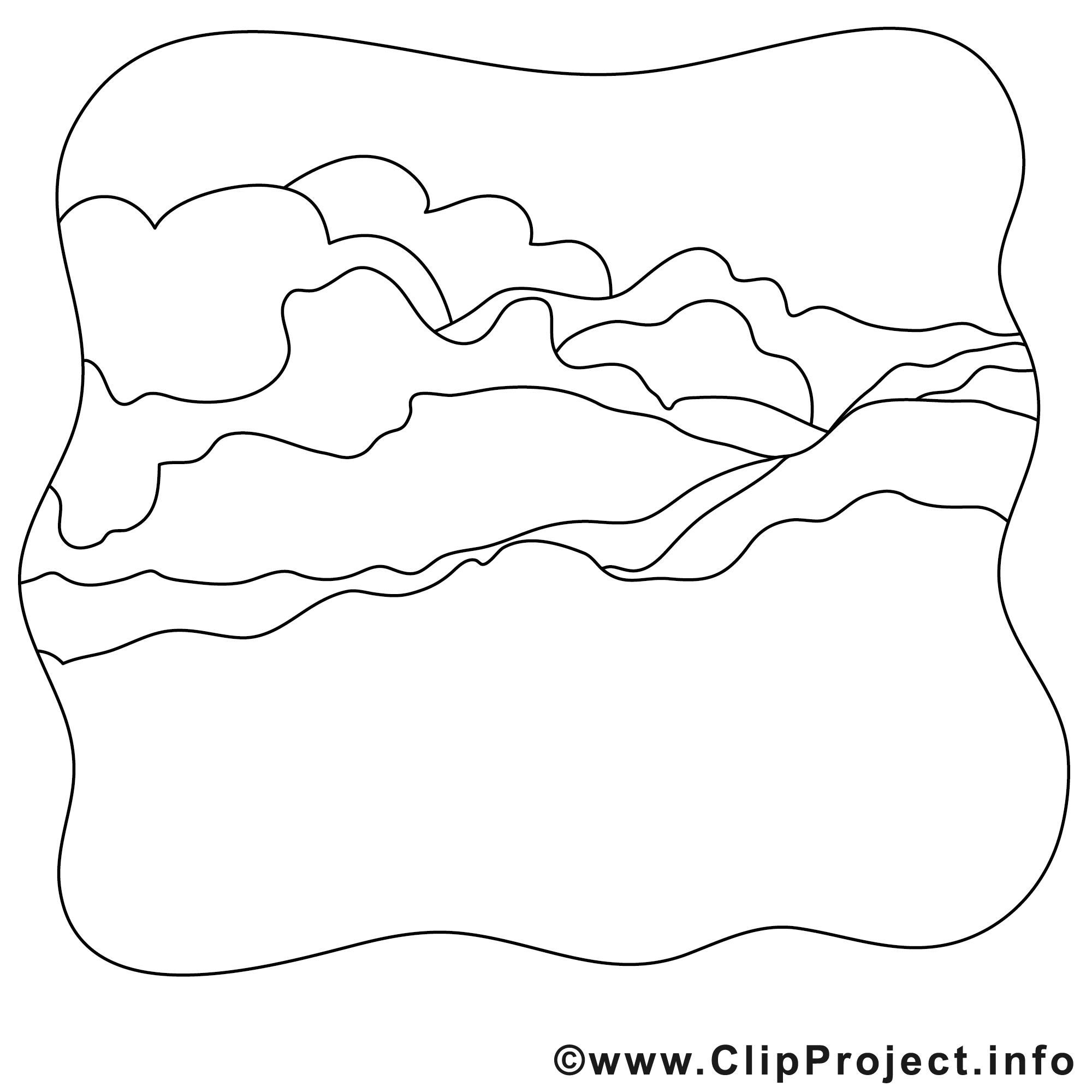 Collines image gratuite – Automne à colorier - Automne coloriages ...