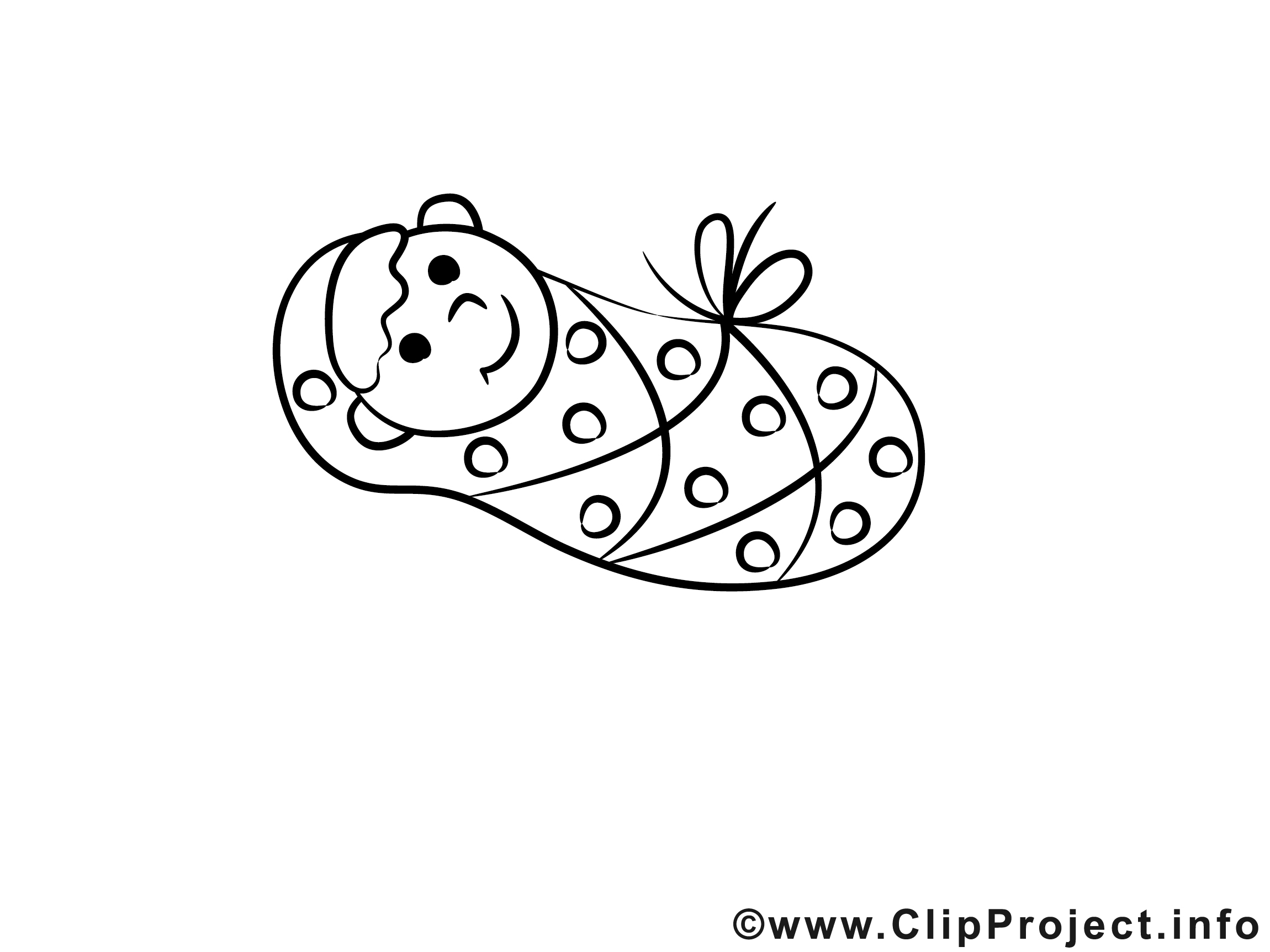 Illustration bébé à colorier à télécharger - Bébé coloriages dessin ...