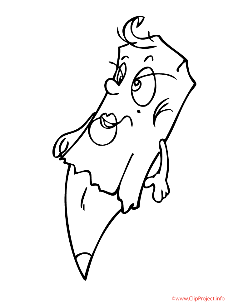 Stylo coloriage - Cartoon coloriages dessin, picture, image, graphic ...