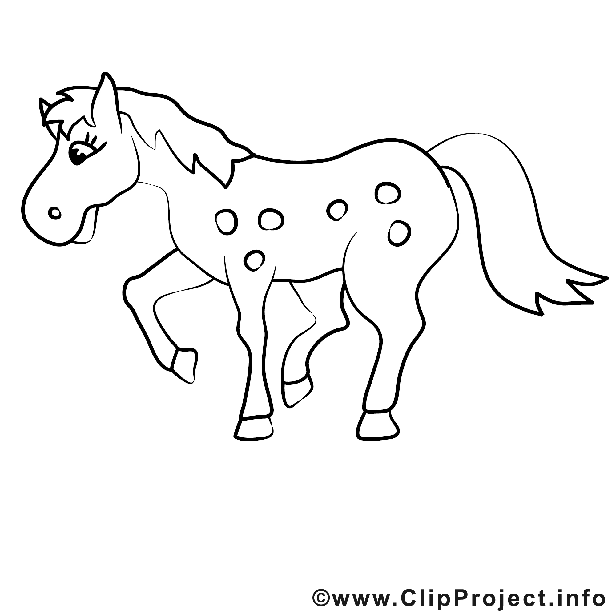 Jument images – Cheval gratuit à imprimer - Chevaux coloriages dessin ...