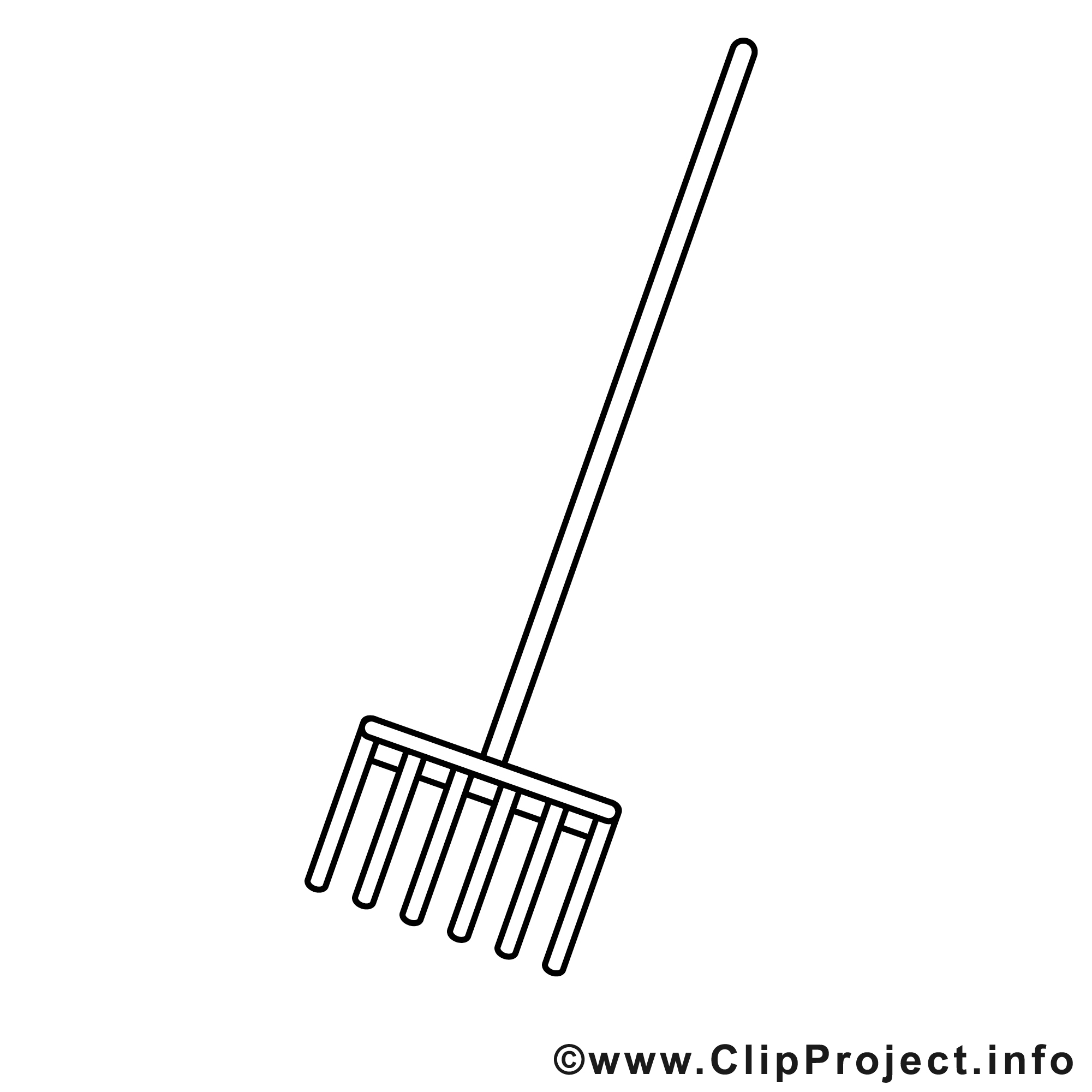 Râteau image – Coloriage divers illustration - Coloriages a imprimer ...