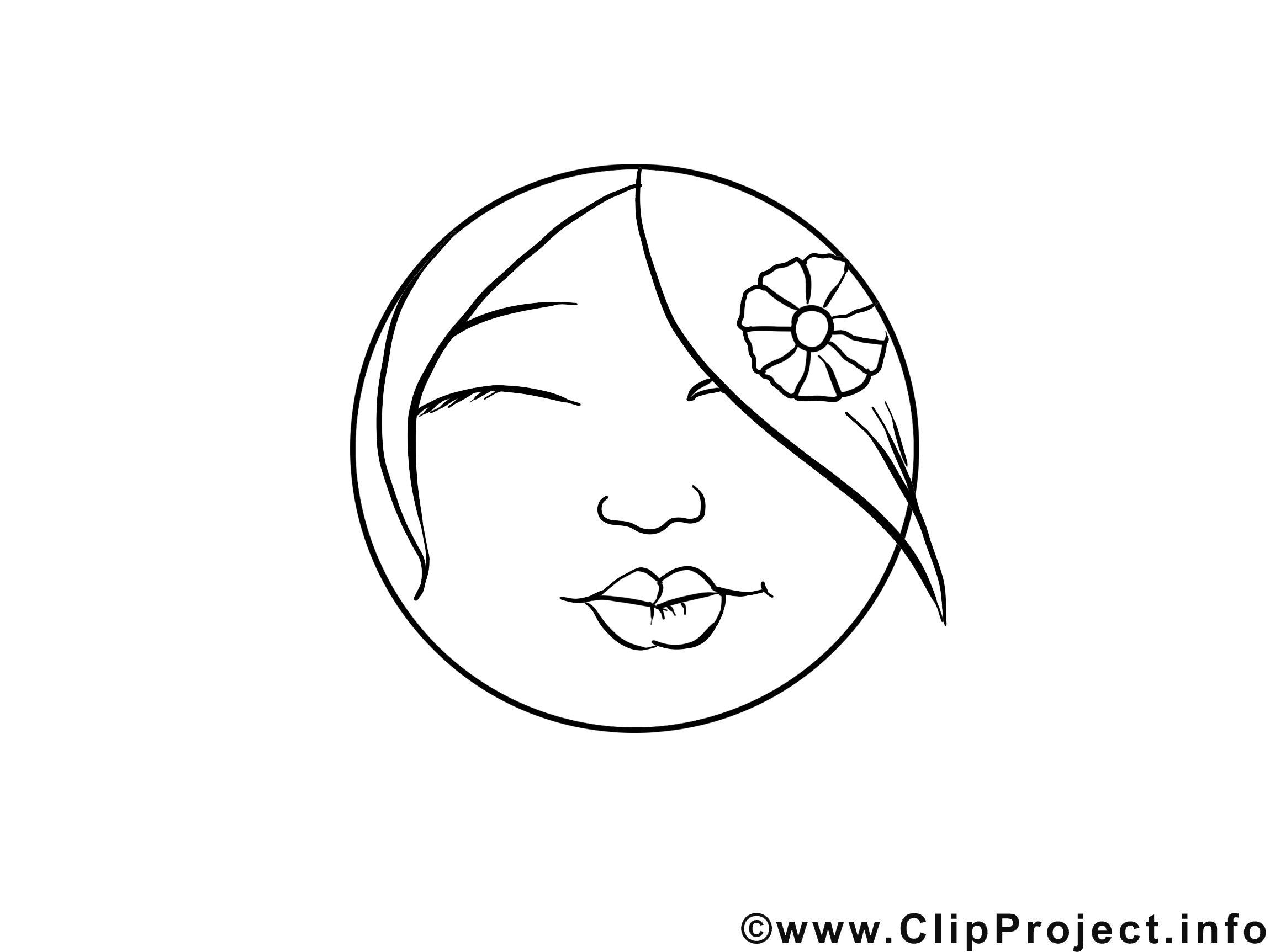 Bisou image gratuite – Émoticônes à colorier - Émoticônes coloriages ...