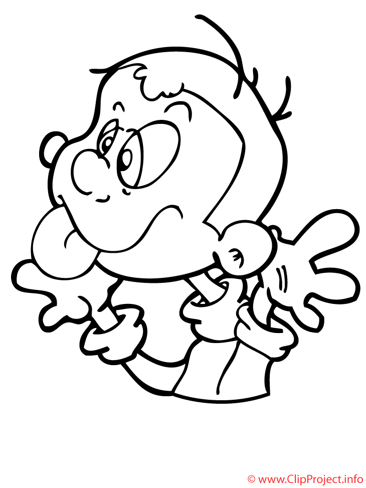 Rire coloriage - Enfants coloriages dessin, picture, image, graphic ...