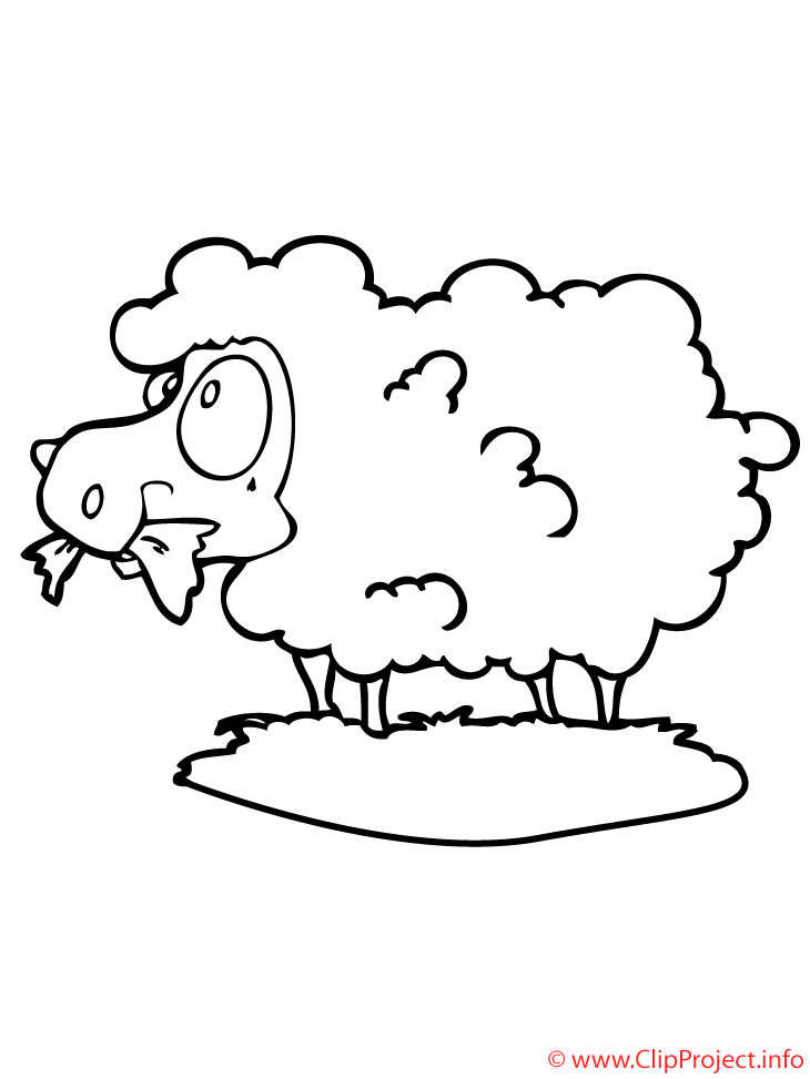 Brebis coloriage - Ferme coloriages dessin, picture, image, graphic ...