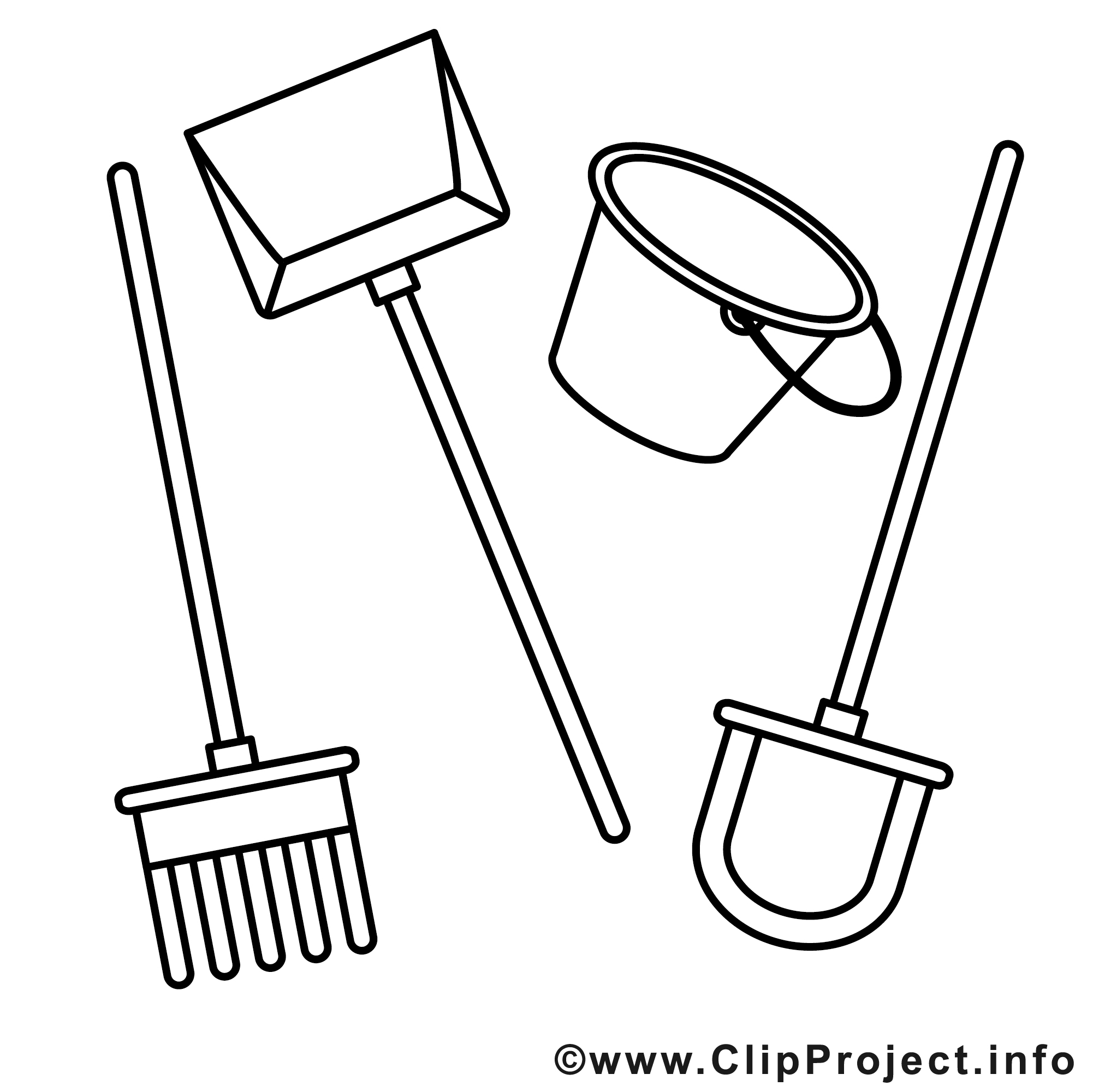 Outils dessin – Coloriage campagne à télécharger - Ferme coloriages ...