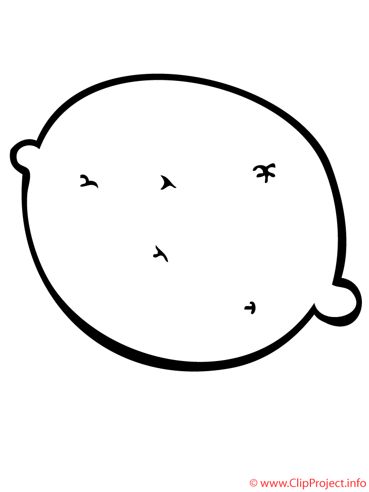 Citron coloriage - Fruits coloriages dessin, picture, image, graphic ...