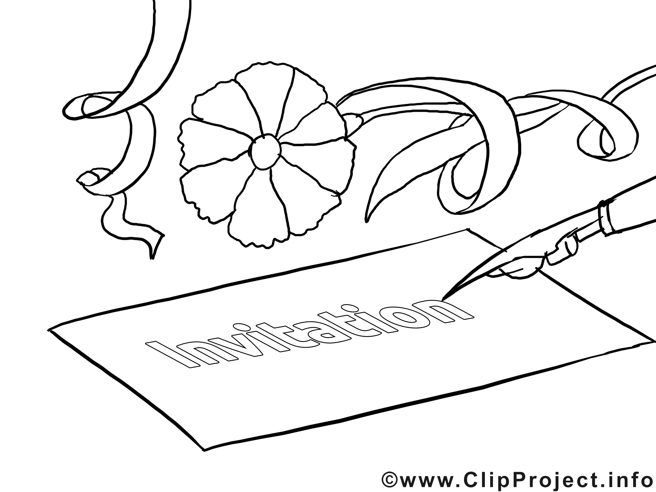 Lettre dessin – Coloriage invitations à télécharger - Invitations ...