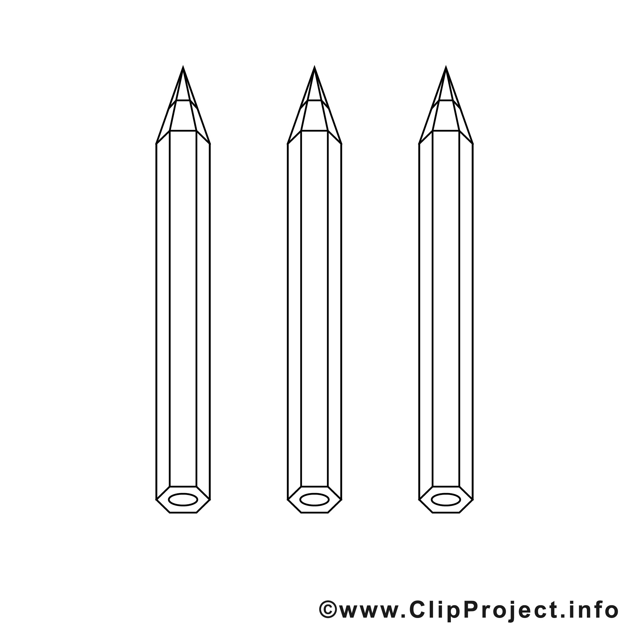 Crayons dessin à télécharger – École à colorier - L'école coloriages ...