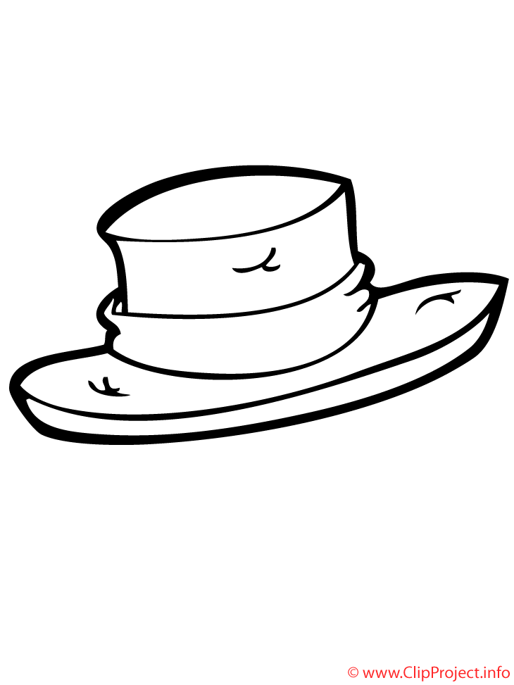 Chapeau coloriage - Mode coloriages dessin, picture, image, graphic ...