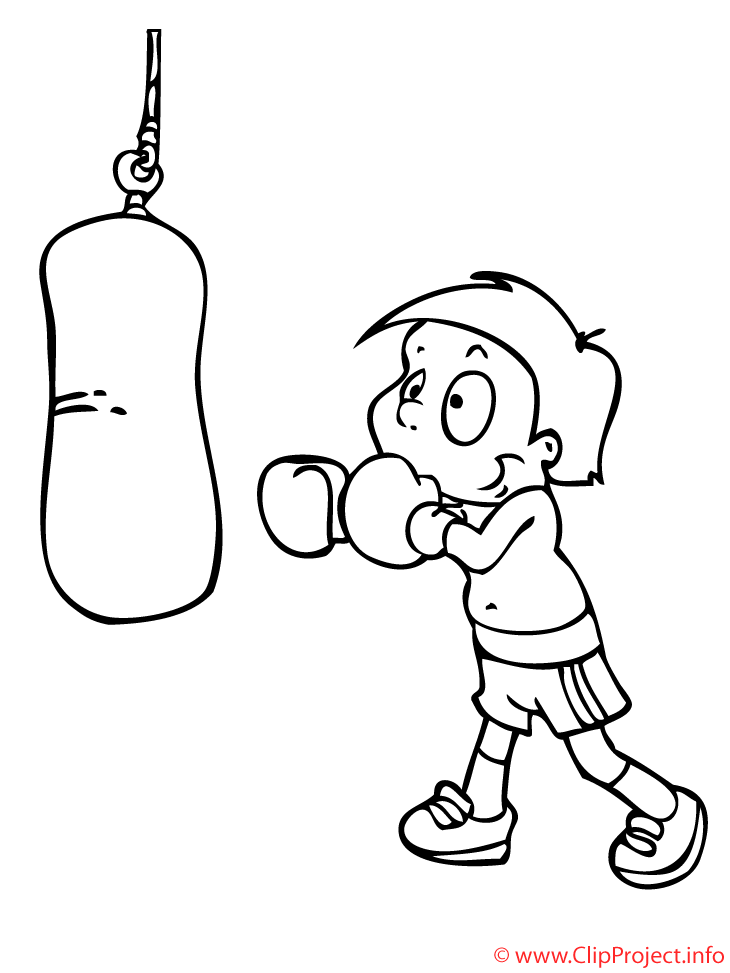 Boxeador Pugile Boxeur Dibujo Colorir Boxeo Boxador Dibuix Deportes ...