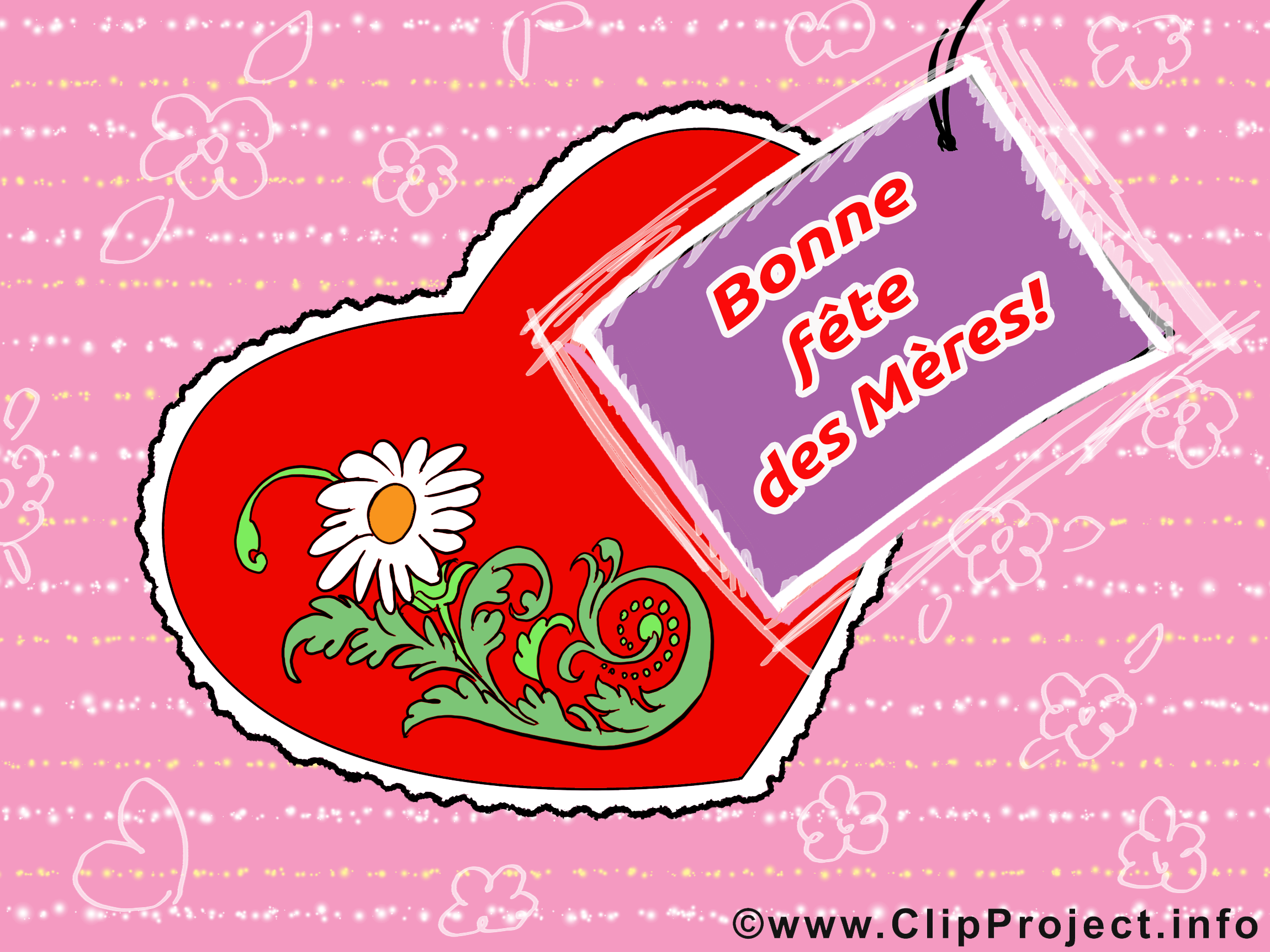 Carte clip art gratuit – Fête des Mères dessin - Fête des Mères clipart ...