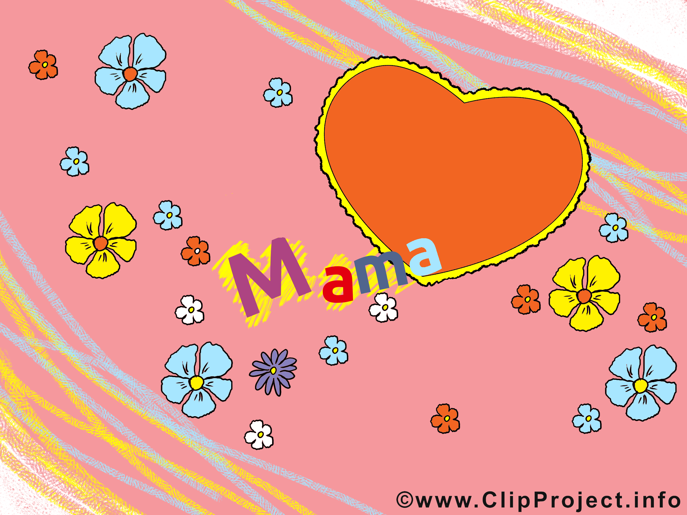 Coeur images gratuites – Fête des Mères clipart - Fête des Mères ...