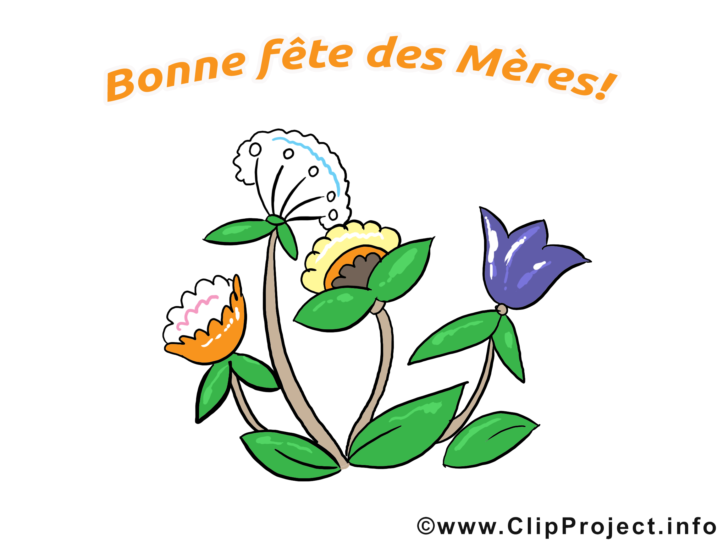 Fleurs image – Fête des Mères images cliparts - Fête des Mères clipart ...