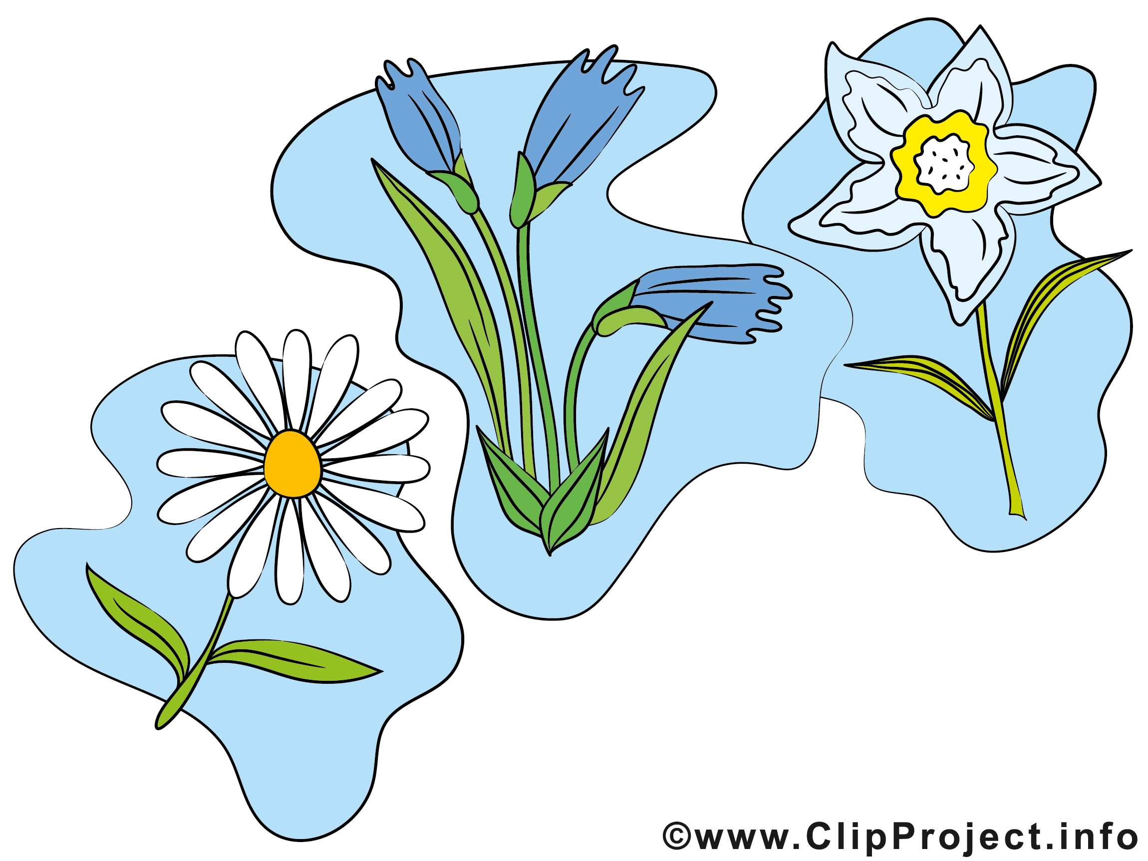 Fleurs images clip art gratuit à télécharger - Fleurs dessin, picture ...