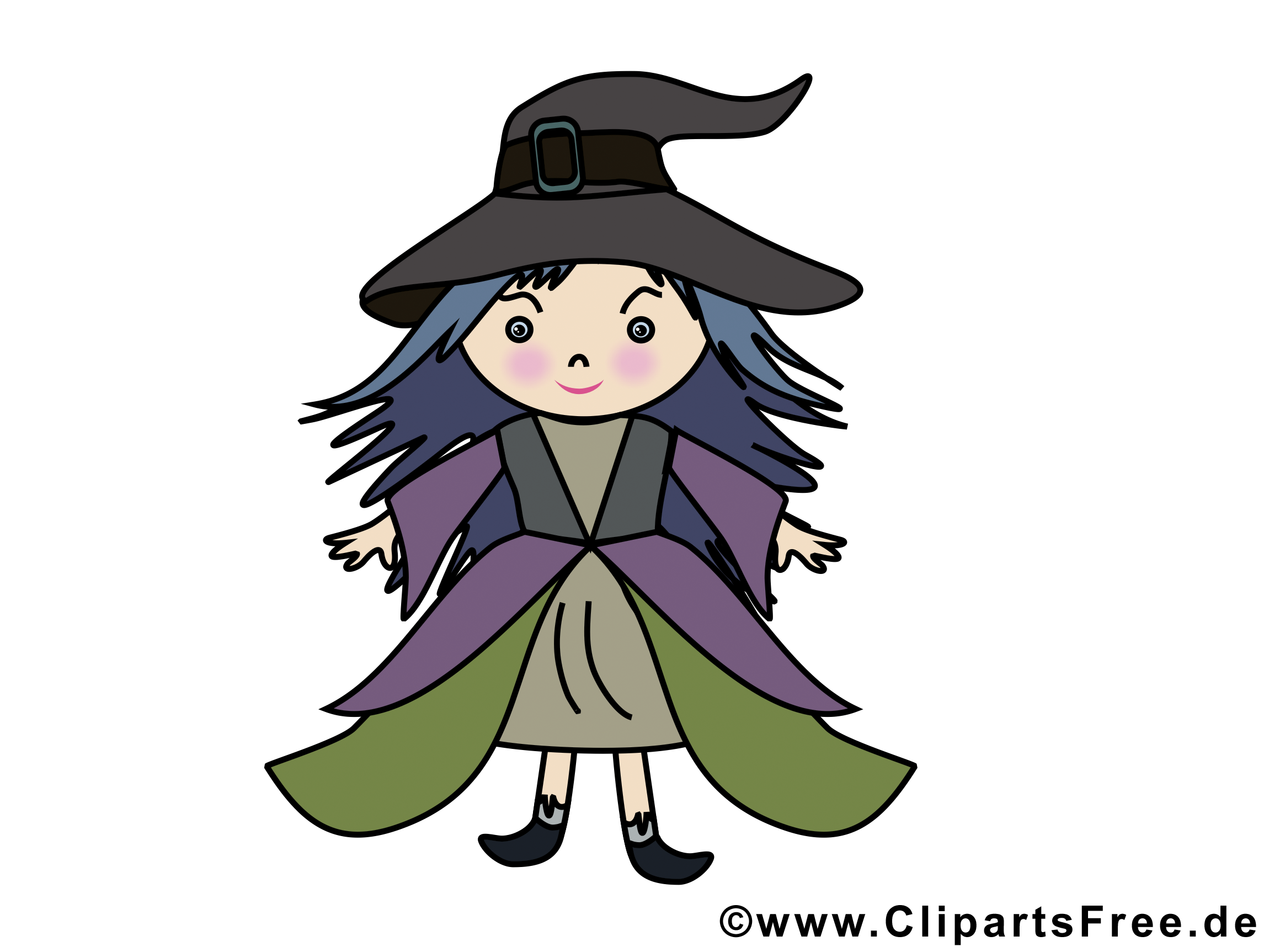 Dessin gratuit sorcière - Halloween image - Halloween dessin, picture ...