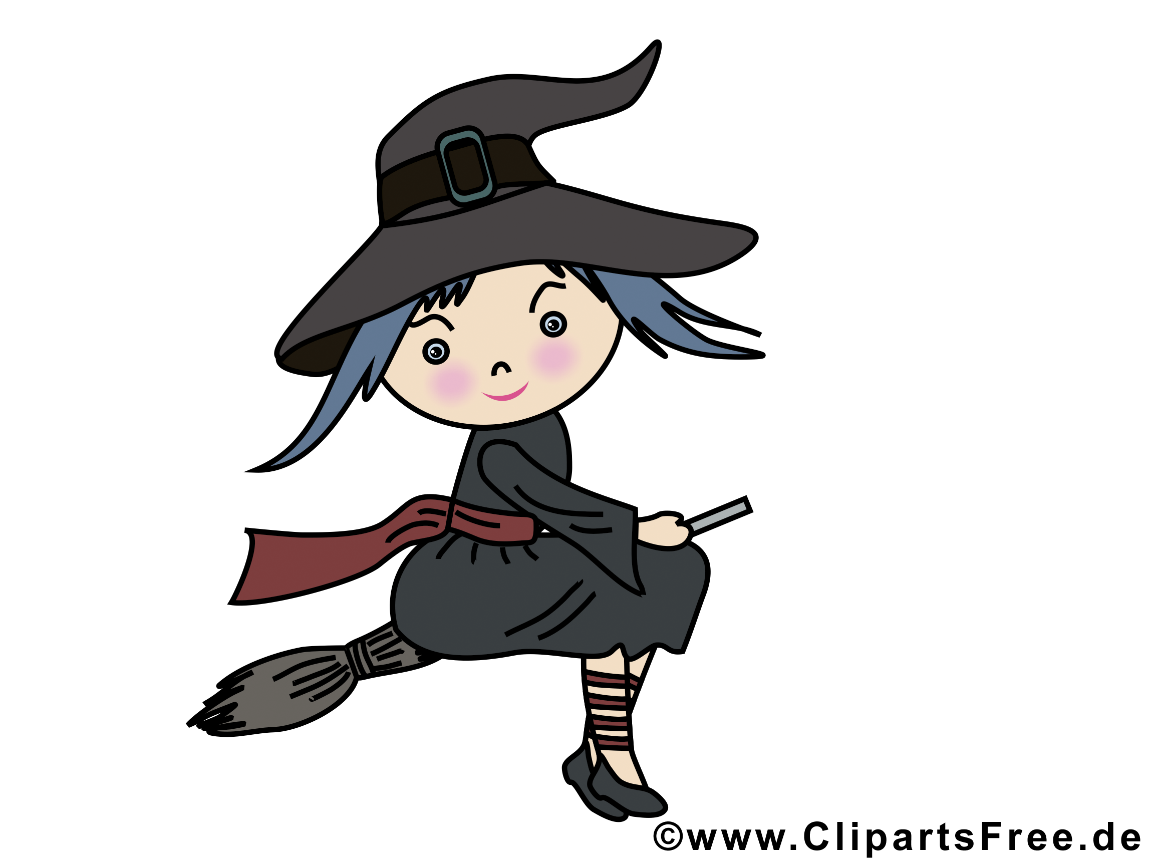 Halloween clip art gratuit – Sorcière images - Halloween dessin ...