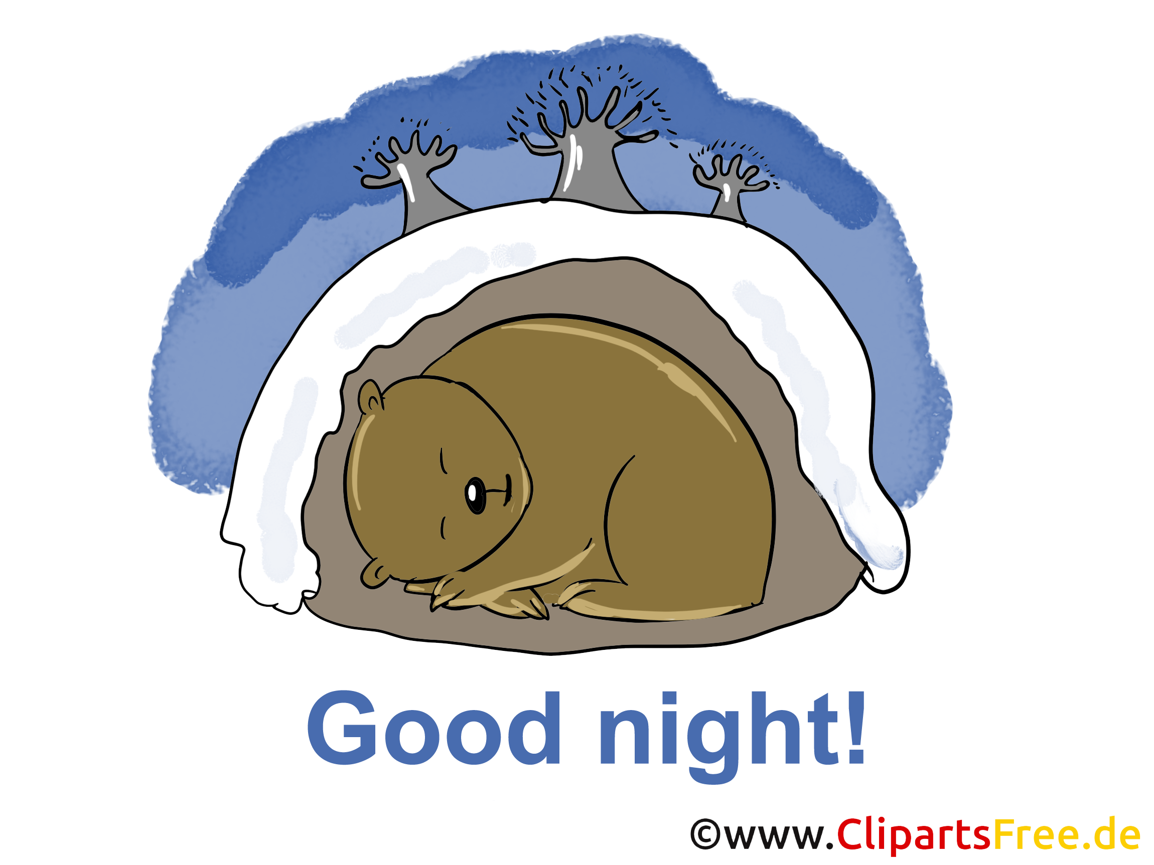Ours Clip Arts Gratuits Bonne Nuit Illustrations Bonsoir Dessin