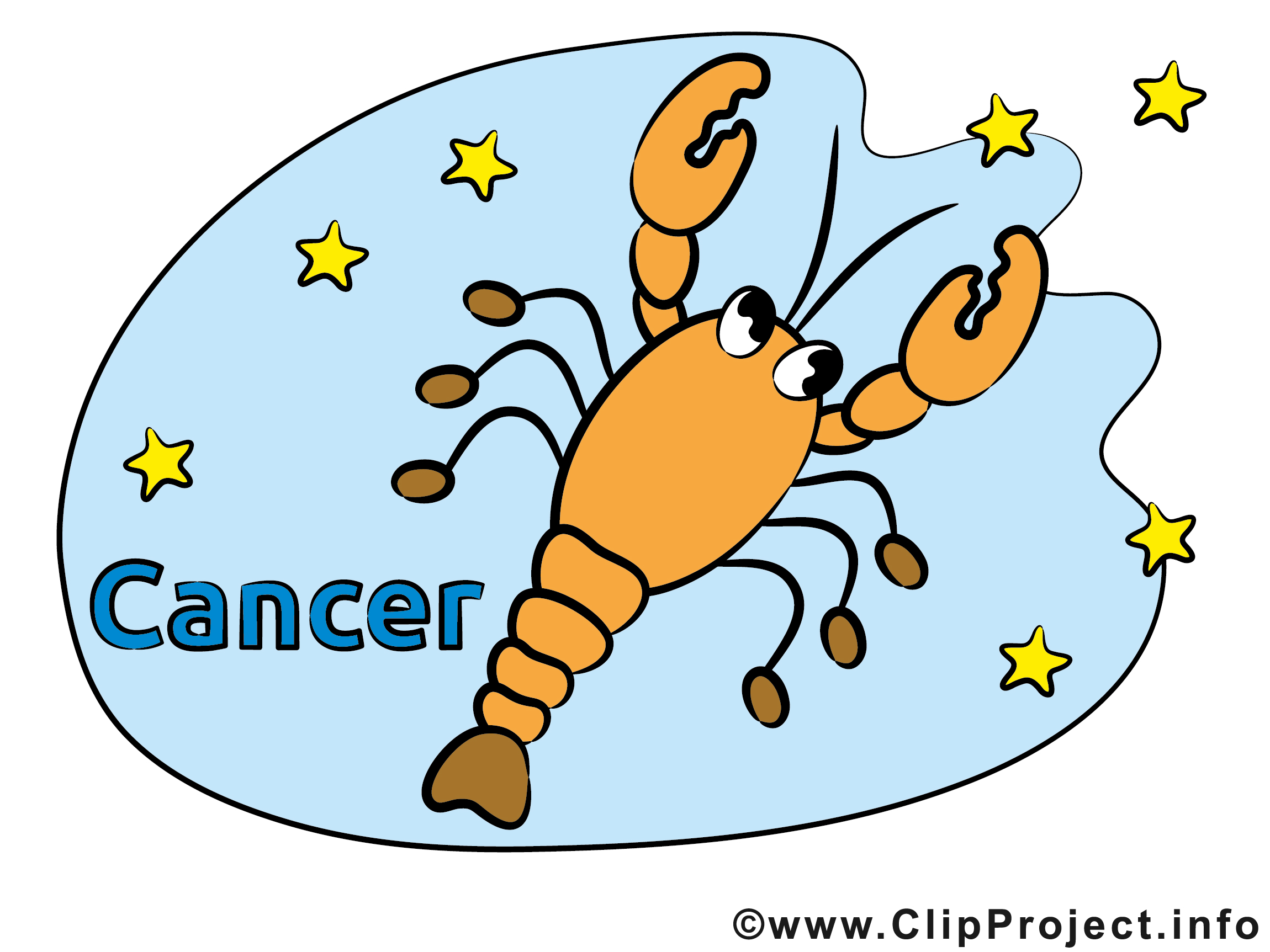 Cancer signe illustration à télécharger gratuite - Signe du zodiaque ...