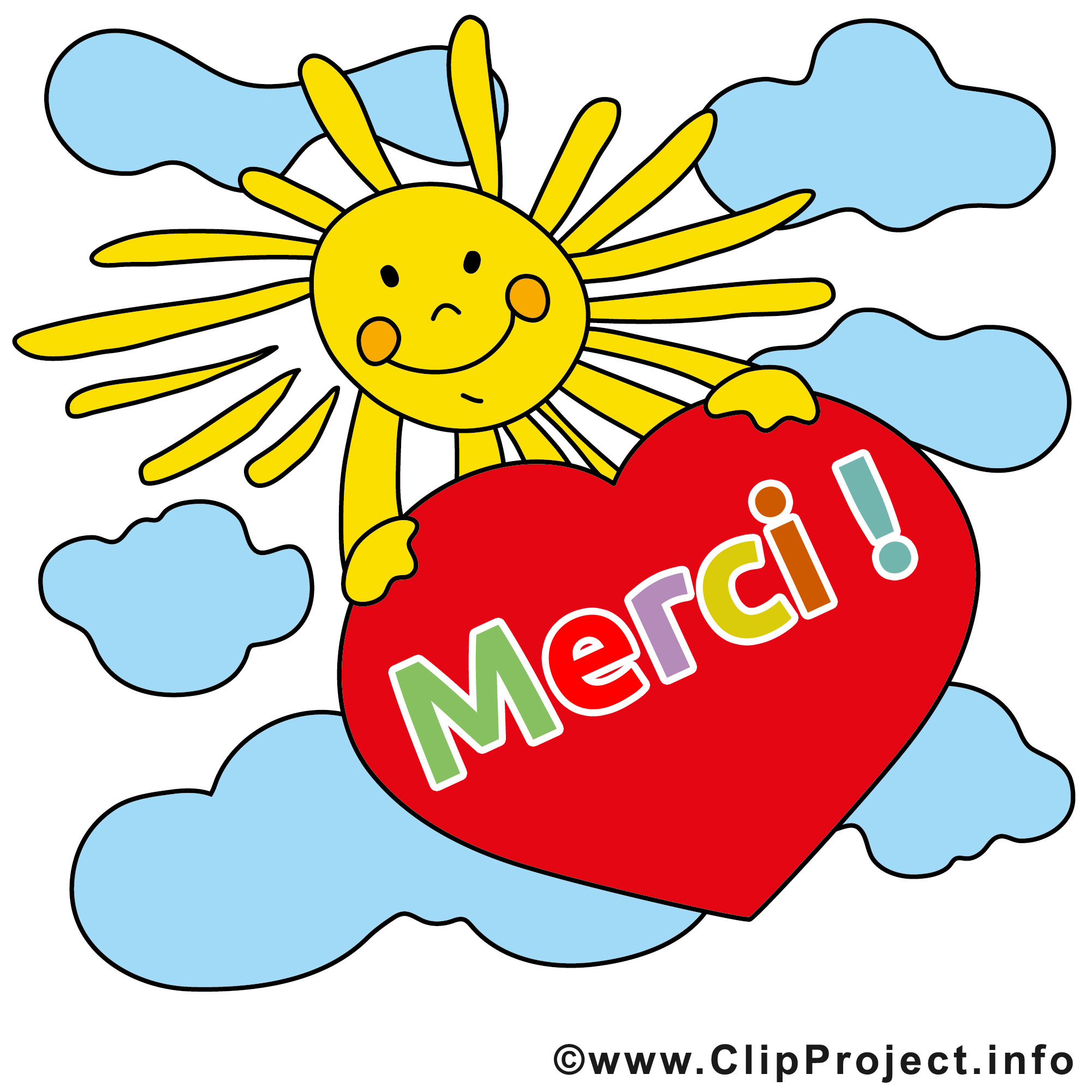Soleil dessin - Merci cliparts à télécharger - Merci dessin, picture ...