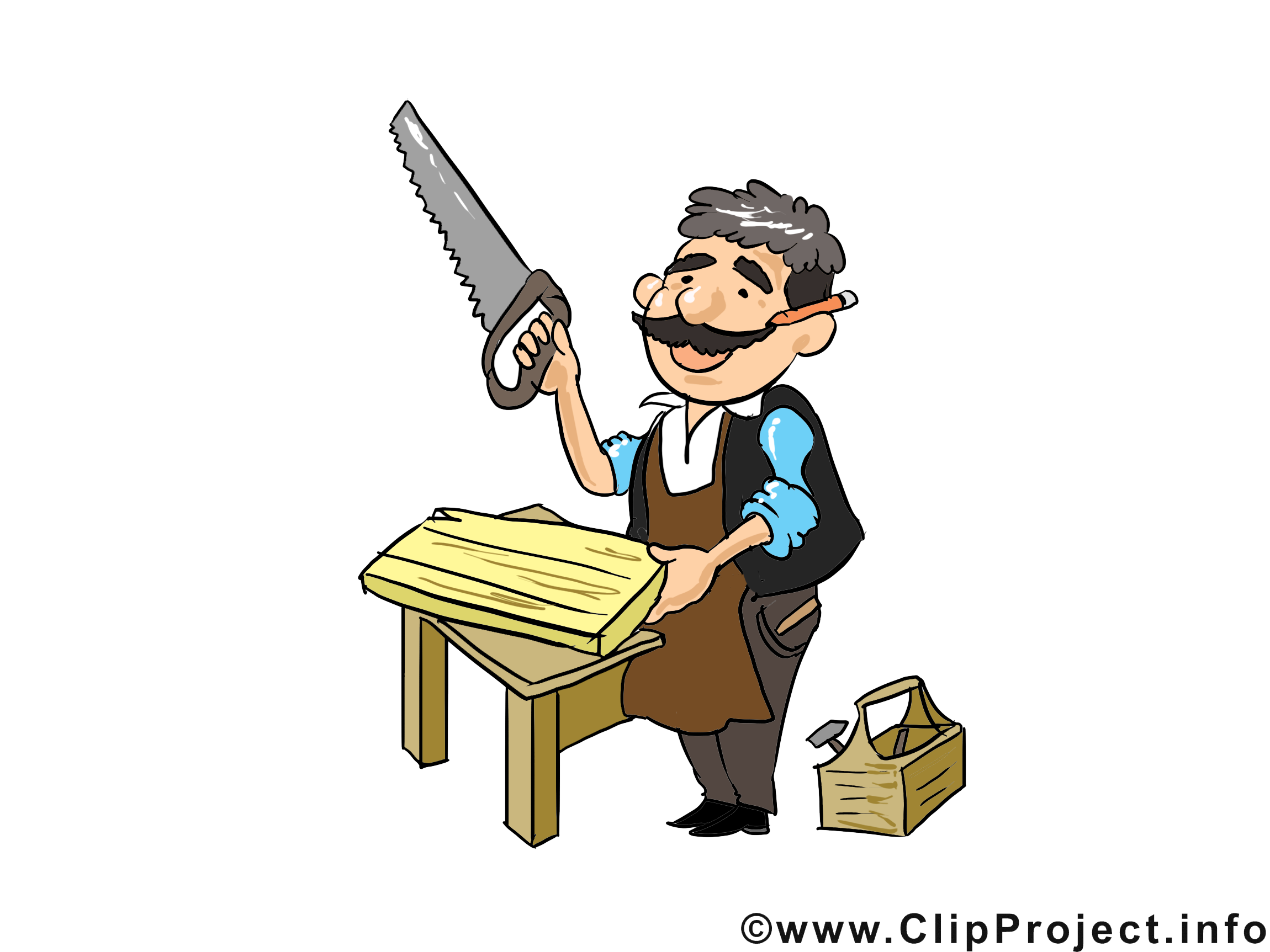 Menuisier image gratuite - Métier images cliparts - Profession dessin ...