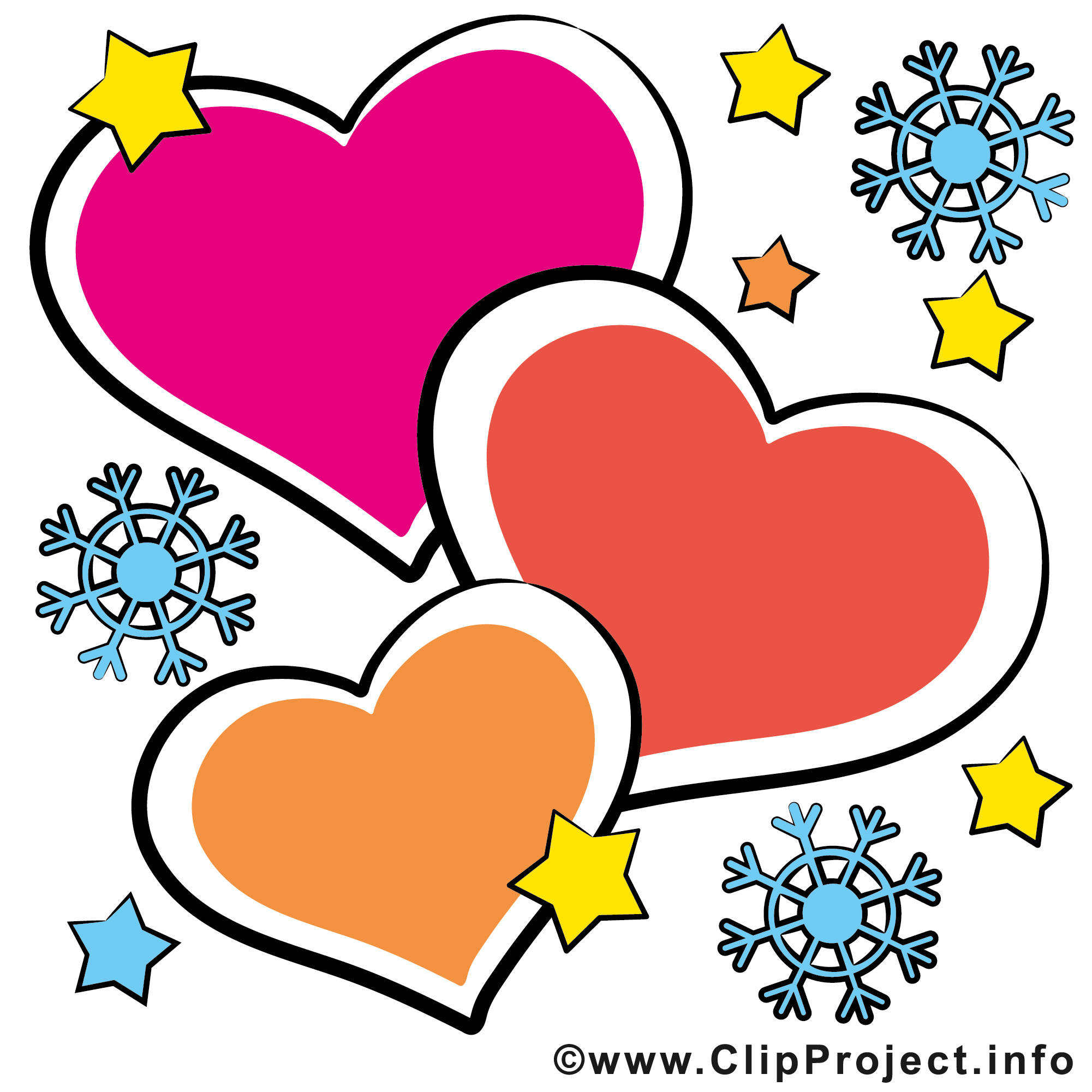 Coeurs illustration - Saint-Valentin images gratuites - Saint Valentin ...