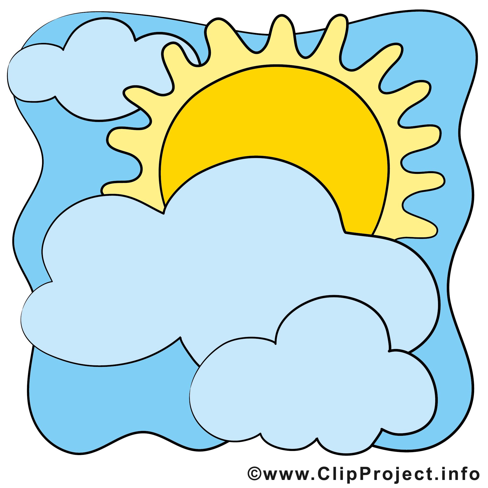 Beau Temps clip art – Soleil image gratuite - Temps images dessin ...