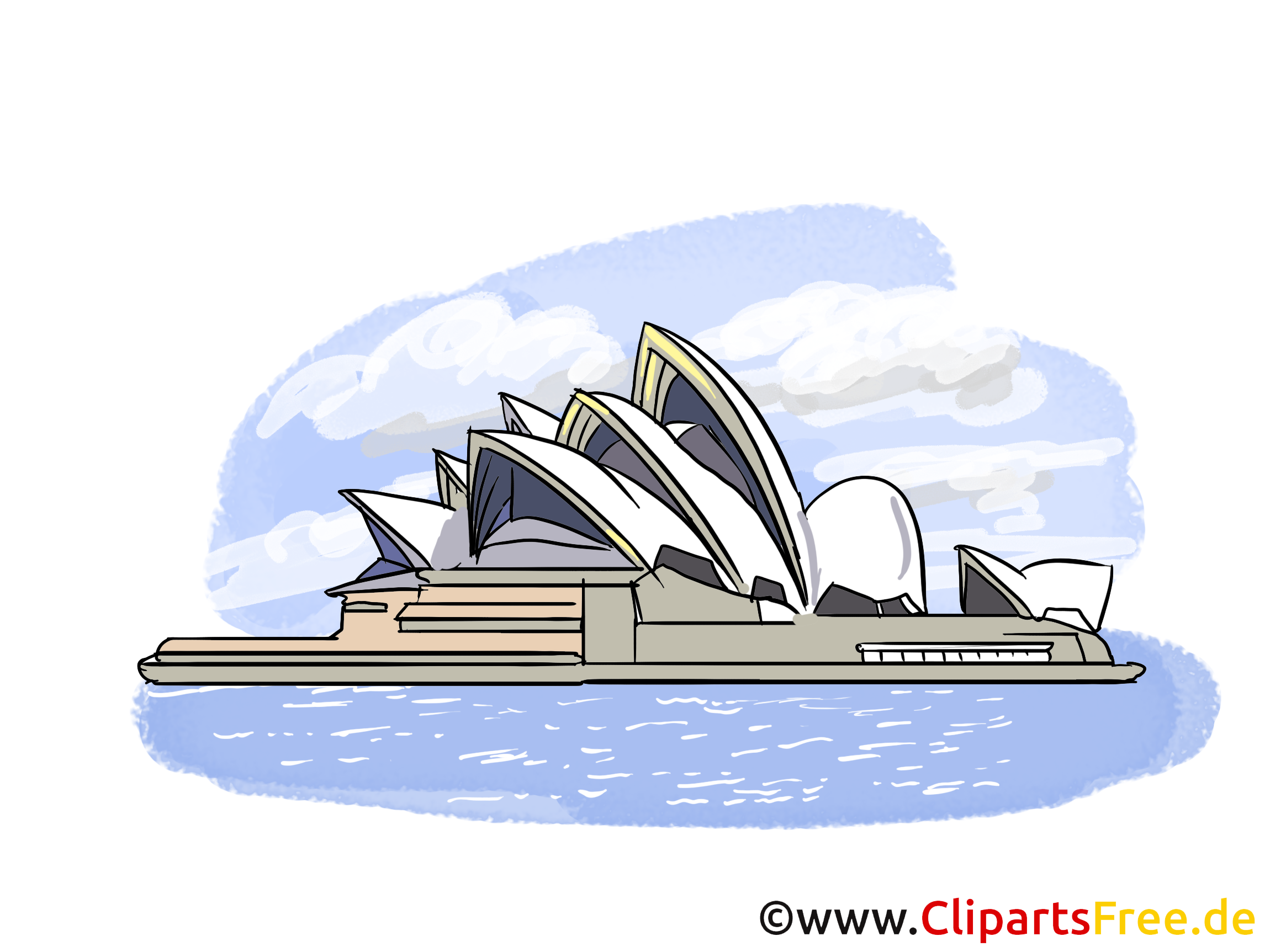 Opéra clip art gratuit - Sydney dessin - Voyage dessin, picture, image ...